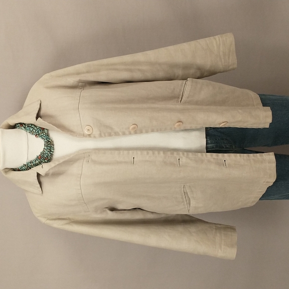 L.L. Bean | Jackets & Coats | Vintage Llbean Linen Work Jacket Classic ...